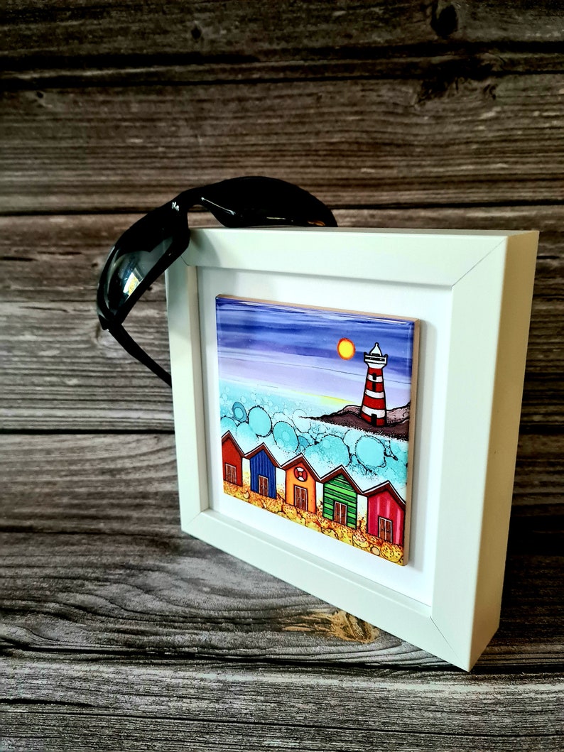 Ceramic Wall Art Mini Tile Framed Arthousewarmingbirthday | Etsy UK