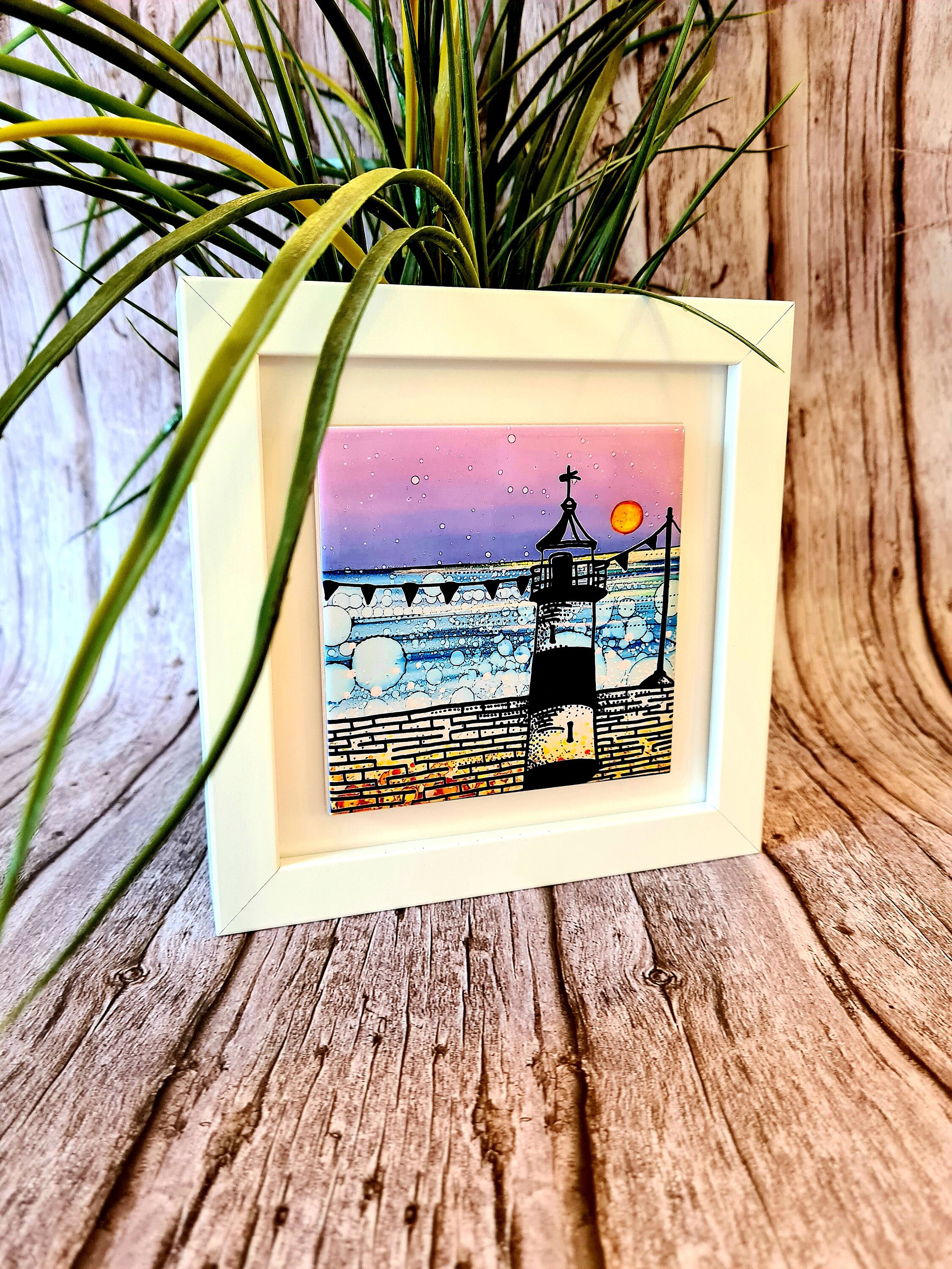 Ceramic Wall Art Mini Tile Framed Arthousewarmingbirthday - Etsy UK