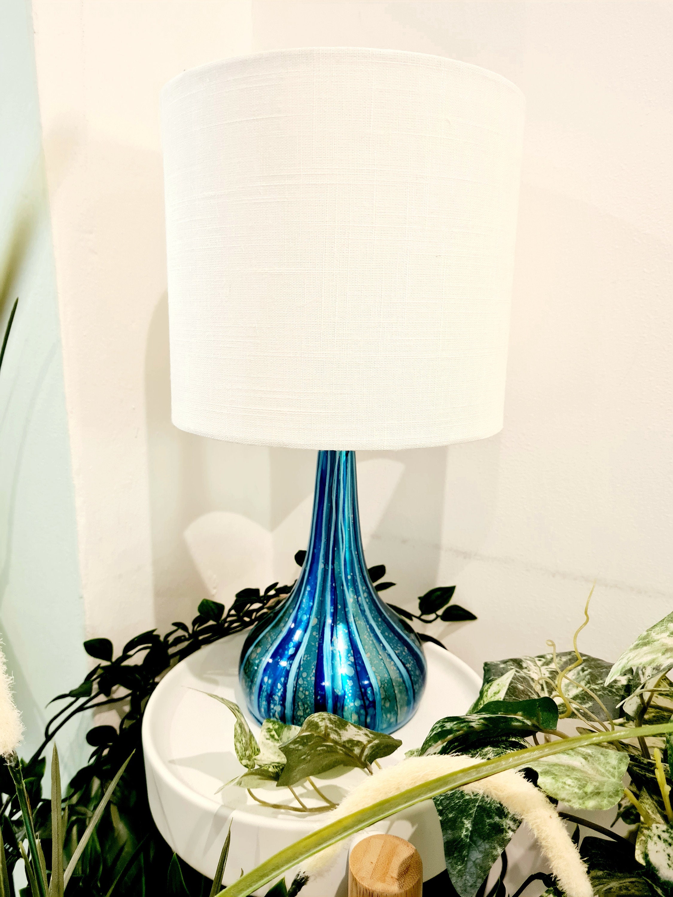 Hand Painted Touch Lamp Touch Table Lamp Home Decor | Etsy UK