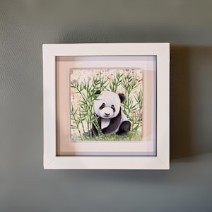 Panda Wall Art Mini Wall Art Housewarming, Birthday Gift Home Décor ...
