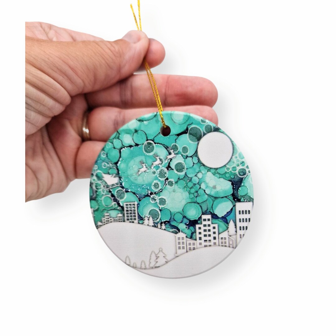 Christmas Ornament Ceramic Ornaments Christmas Tree - Etsy