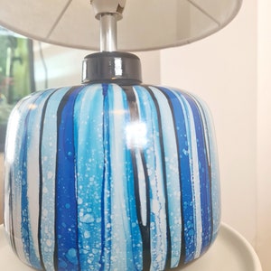 Hand Painted Table Lamp Ceramic Table Lamp Home Décor | Etsy