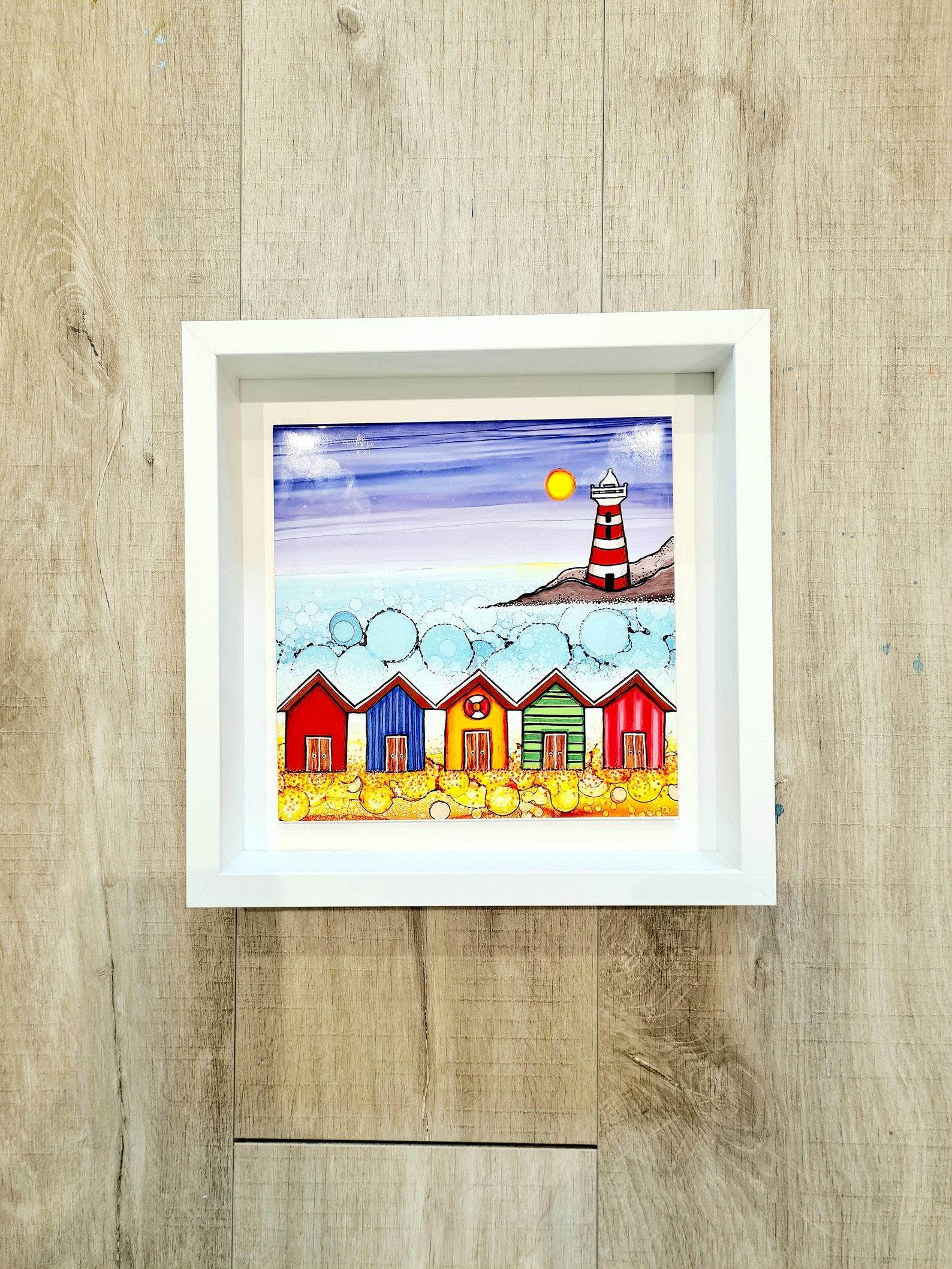 Ceramic Wall Art Mini Tile Framed Arthousewarmingbirthday | Etsy UK