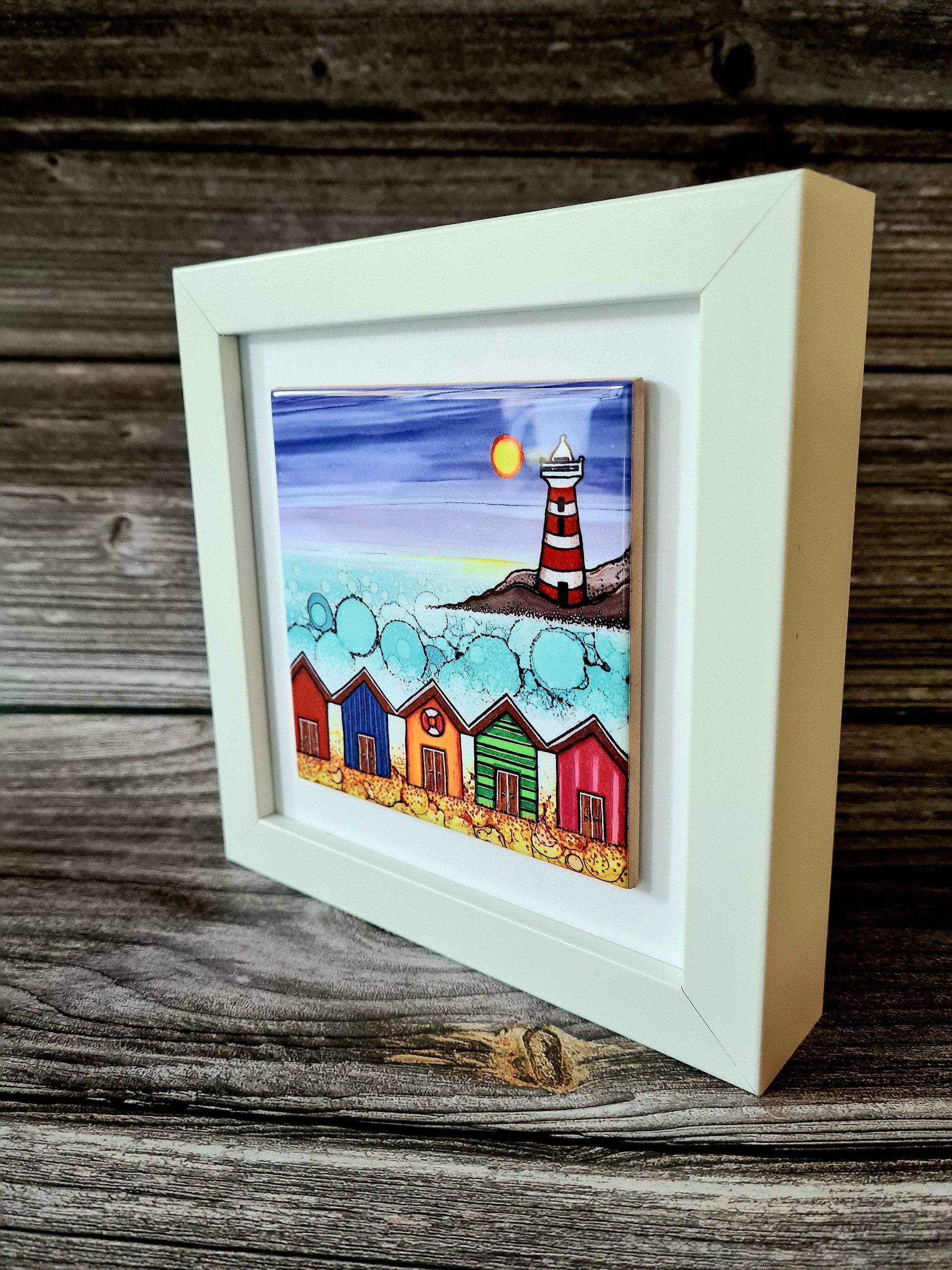 Ceramic Wall Art Mini Tile Framed Arthousewarmingbirthday | Etsy UK