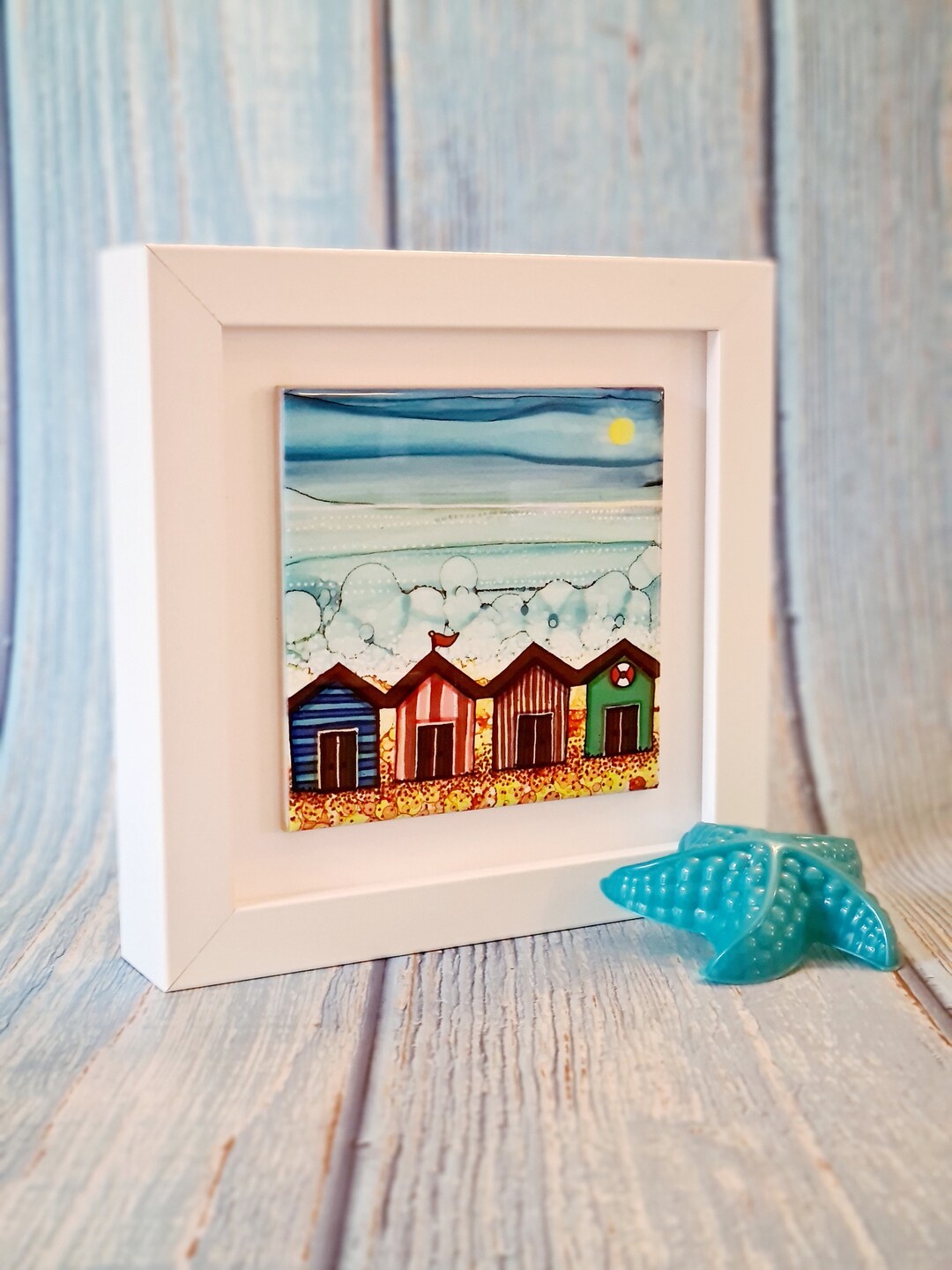 Ceramic Wall Art, Mini Tile Framed Art,housewarming,birthday Gift,hand ...