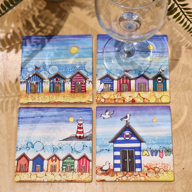 Seaside Coasters - Etsy