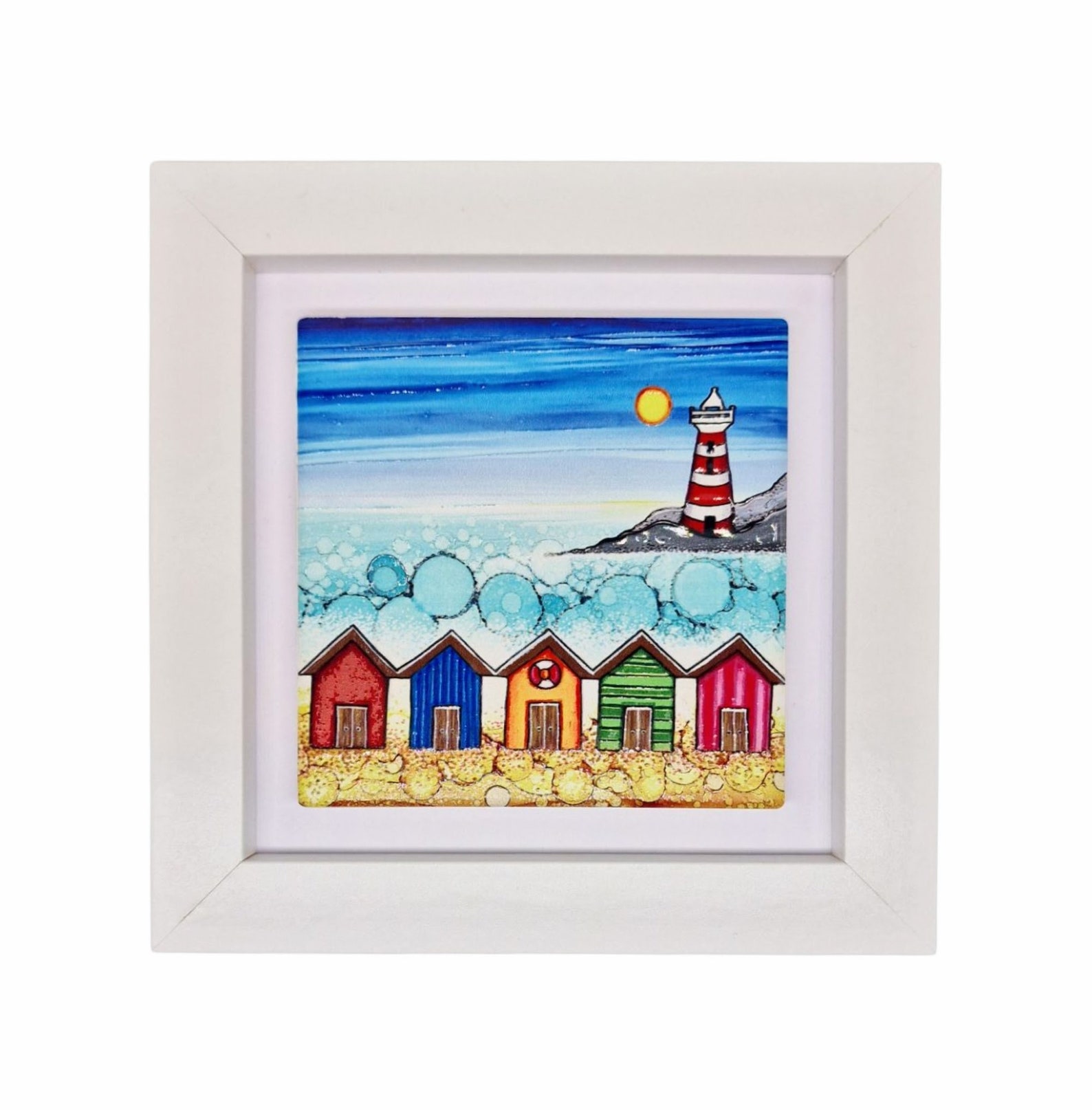 Ceramic Wall Art Mini Tile Framed Arthousewarmingbirthday - Etsy UK