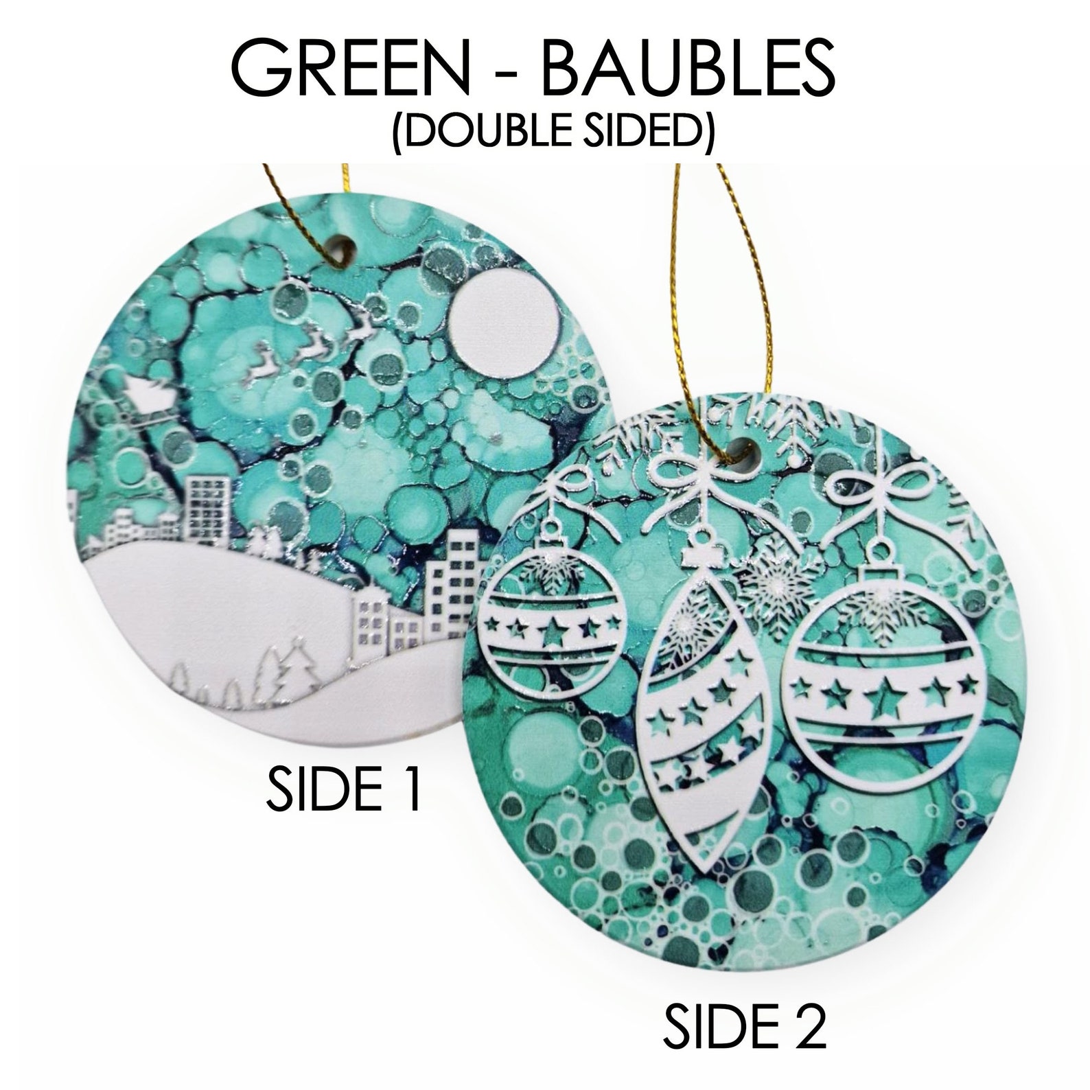 Christmas Ornament Ceramic Ornaments Christmas Tree - Etsy