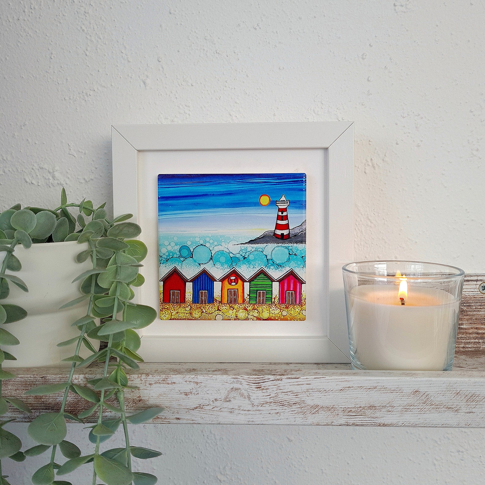 Ceramic Wall Art Mini Tile Framed Arthousewarmingbirthday - Etsy UK