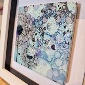 Dandelion Ceramic Wall Art Mini Tile Framed Art Housewarming Birthday ...