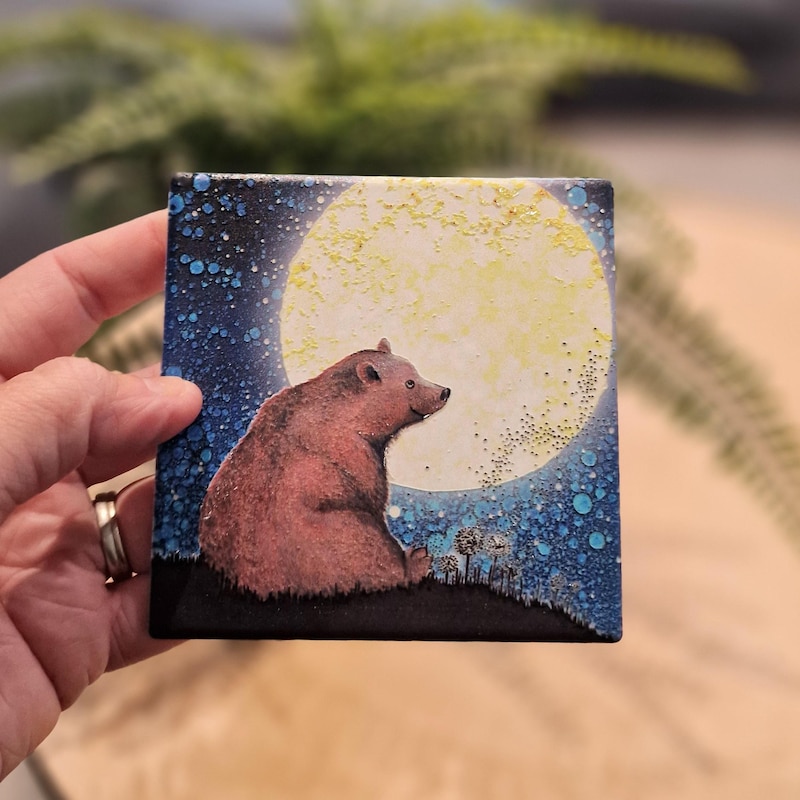 Bear Coasters - Etsy