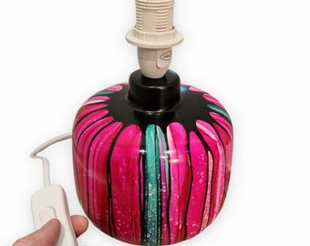 Hot Pink Table Lamp - Etsy