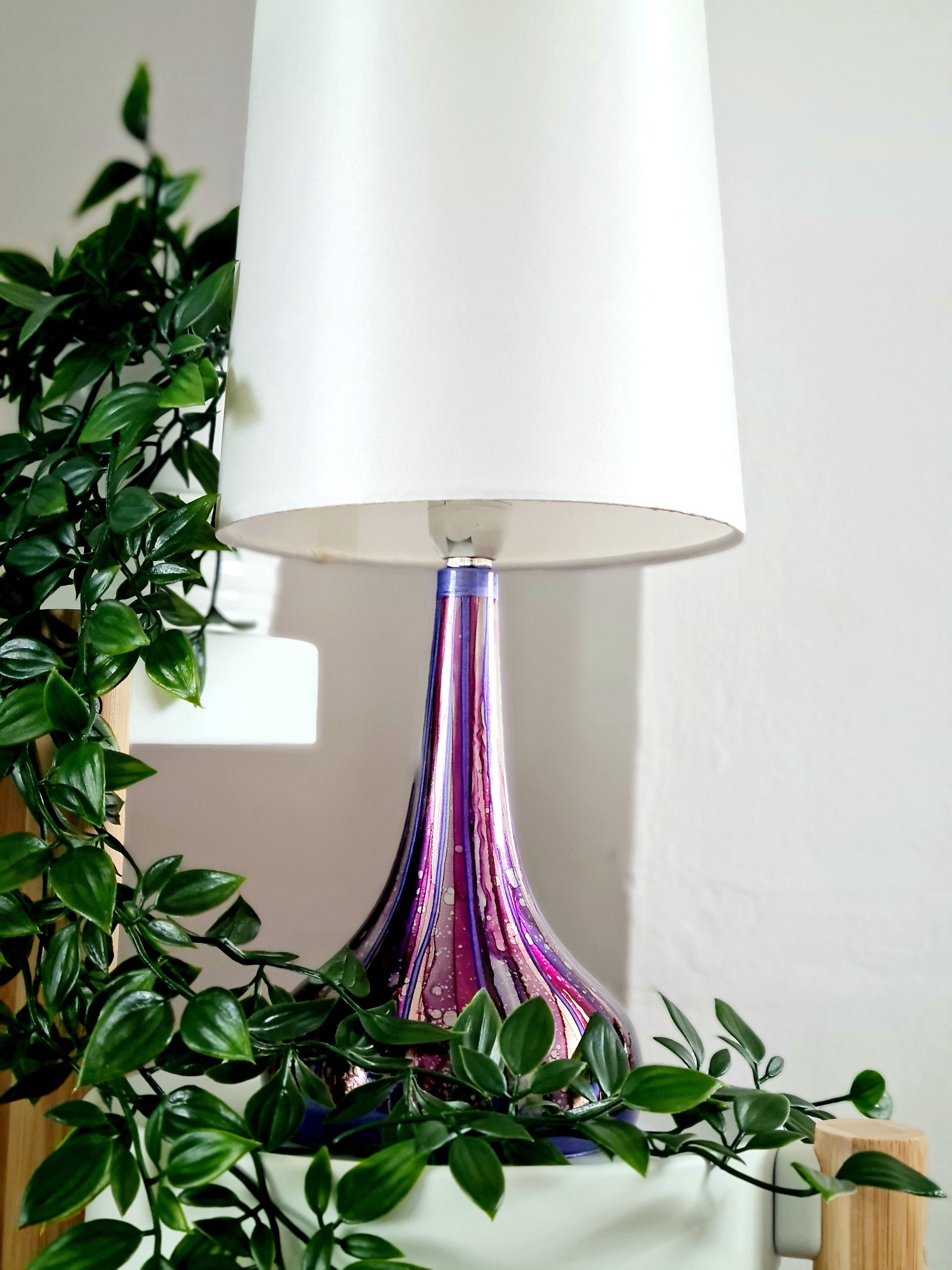 Hand Painted Touch Lamp Touch Table Lamp Home Decor - Etsy UK