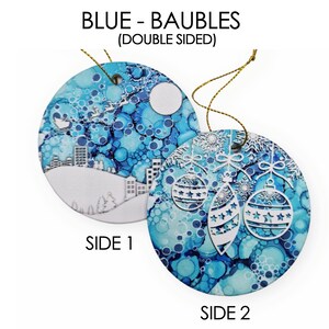 Turquoise Christmas Decoration Ceramic Ornaments Christmas Tree ...