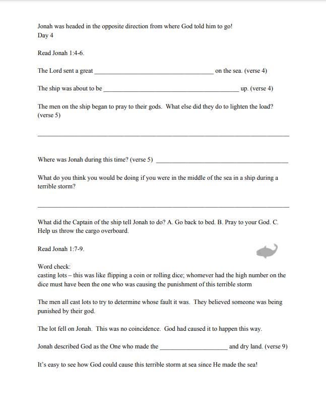 Bible Study for Preteens - Jonah - Etsy