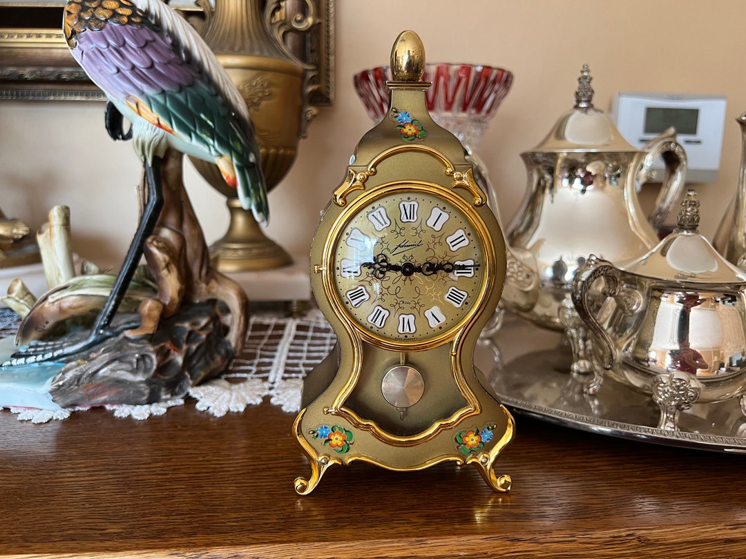 Schmid 8 Day Mantel Clock Vintage Antique - Etsy