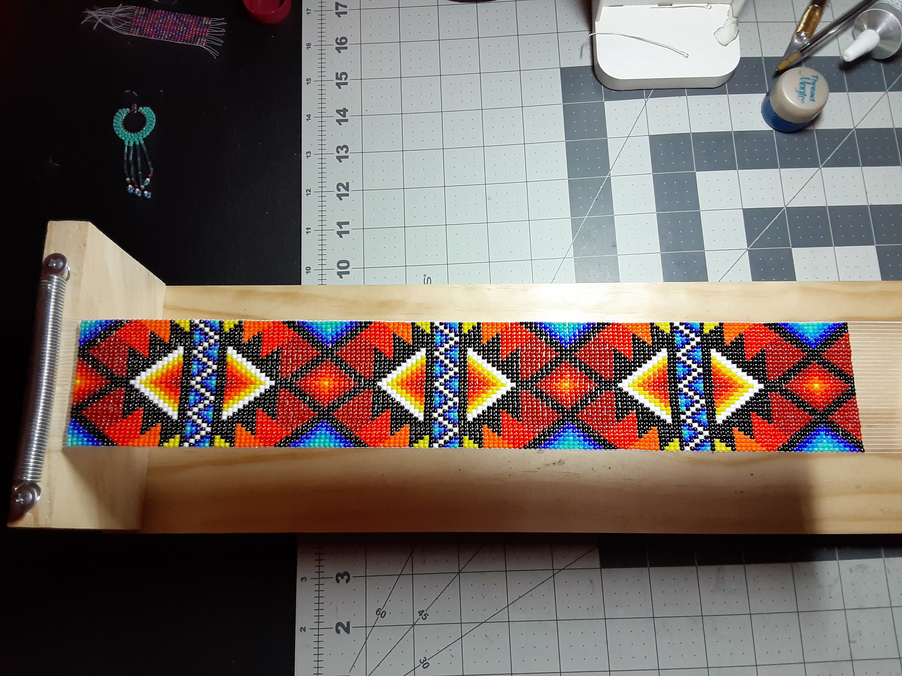 Native American Style Wide Band 1 Loomwork Pattern - Etsy