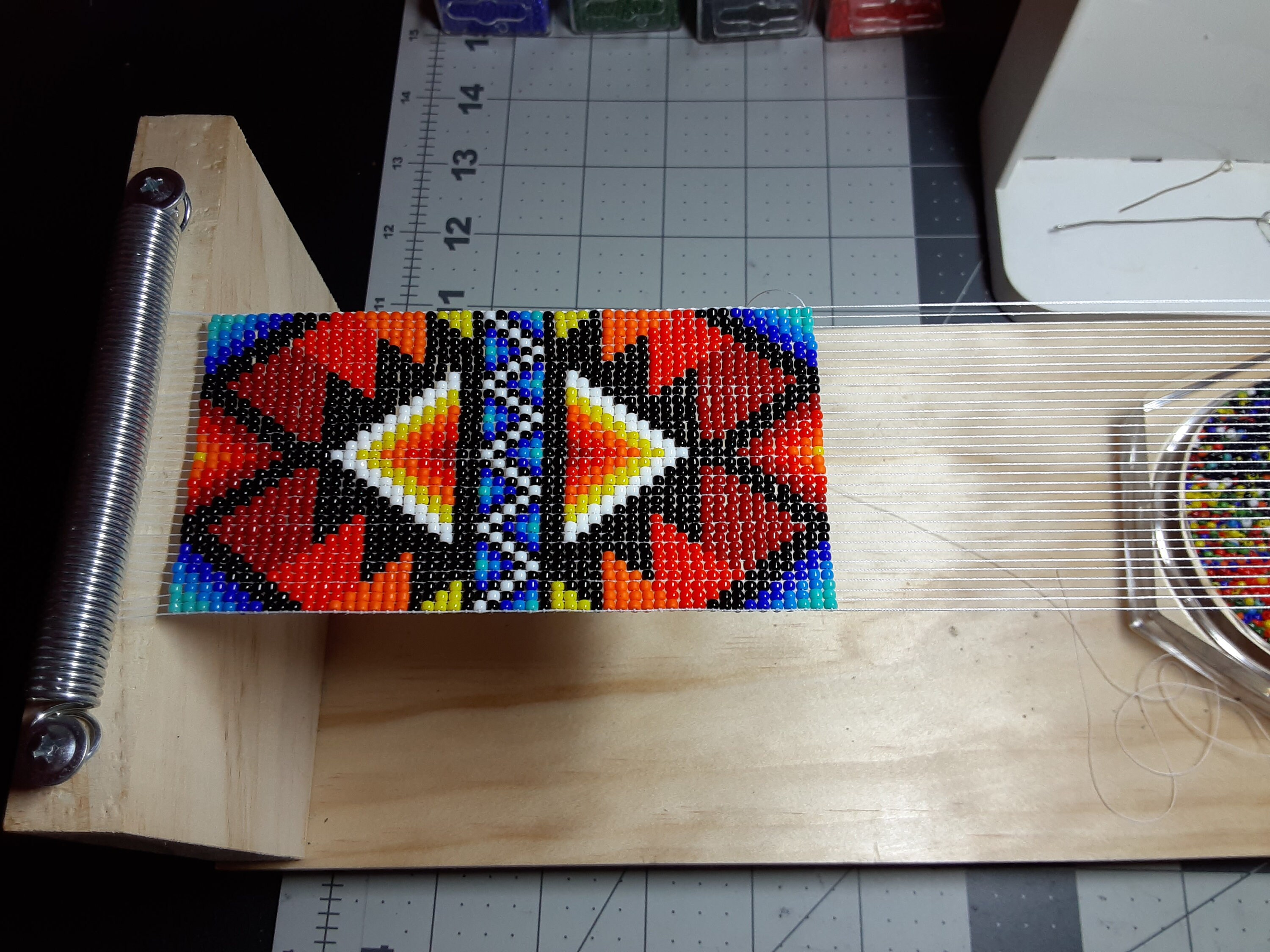 Native American Style Wide Band 1 Loomwork Pattern - Etsy