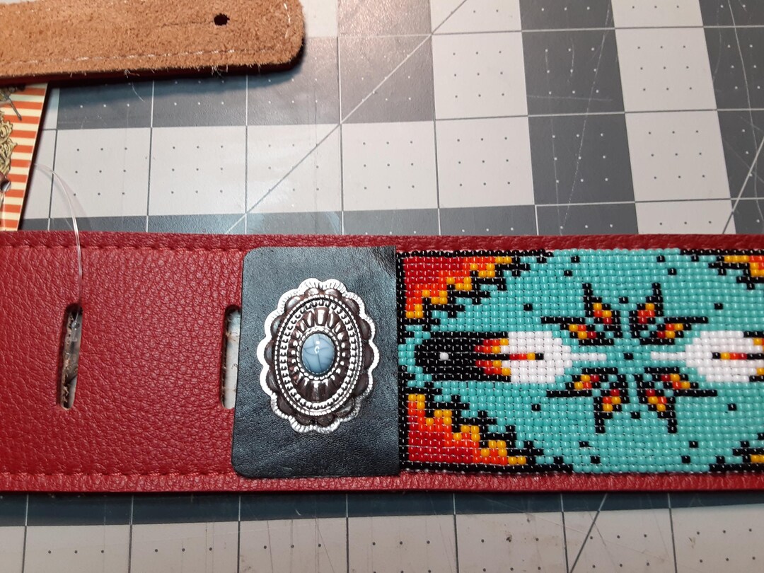 Native American Style Guitar Guitar Strap Style 1 - Etsy
