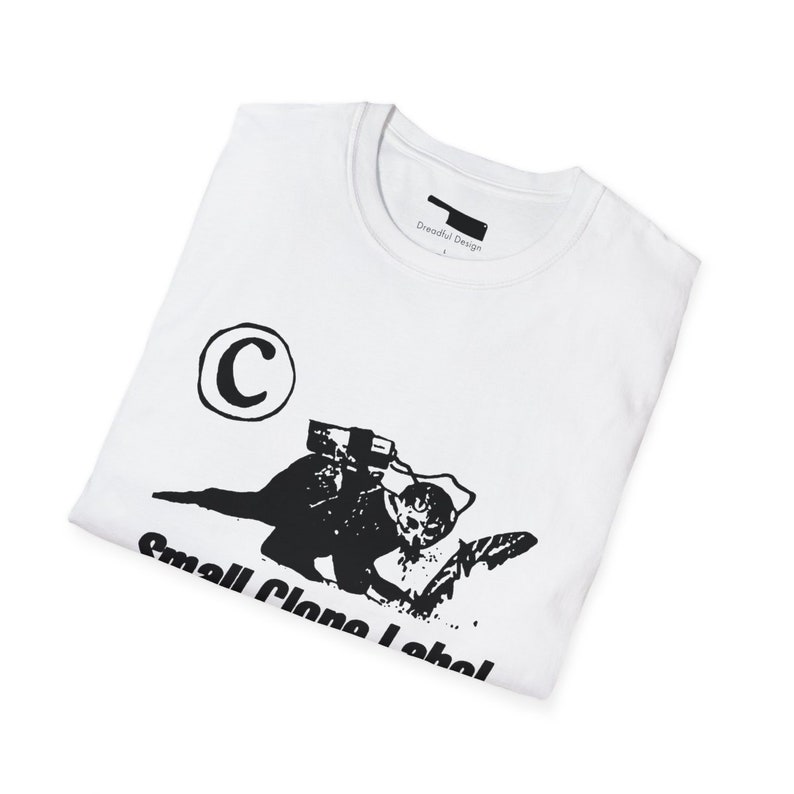 Small Clone Label Chim-chim Logo T-shirt Tee *nirvana* *kurt Cobain* - Etsy