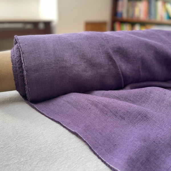 Purple Linen - Etsy