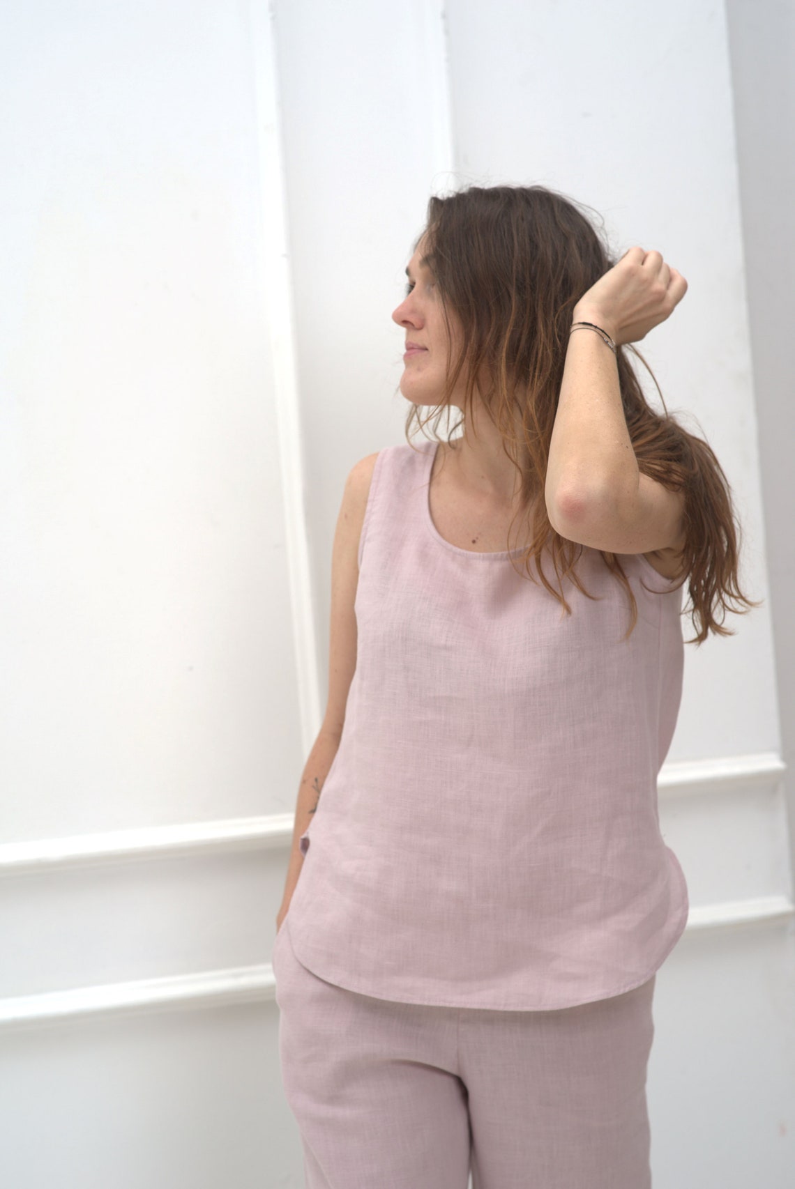 Linen pyjama SET/ Linen pajama set/ Sleepwear set/ Loose linen | Etsy