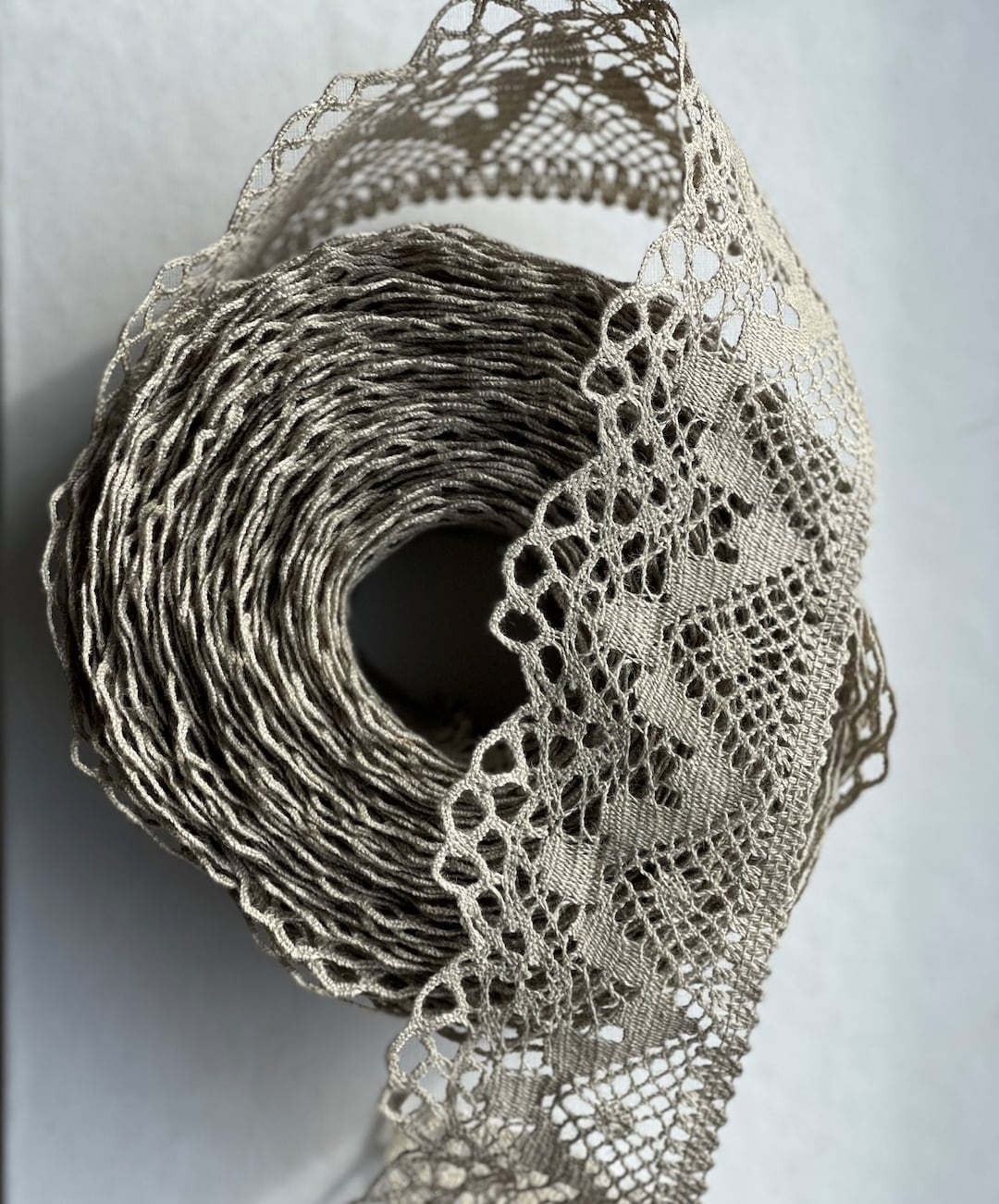 Linen Lace / Linen Lace Trim / Linen Decor / Natural Lace / Natural ...