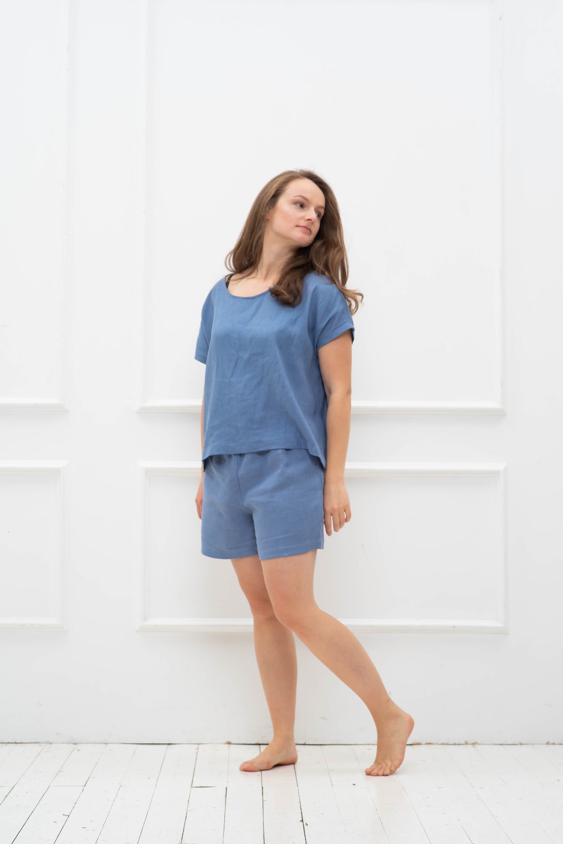 Linen pyjama SET/ Linen pajama set/ Linen pjs/ Sleepwear set/ | Etsy