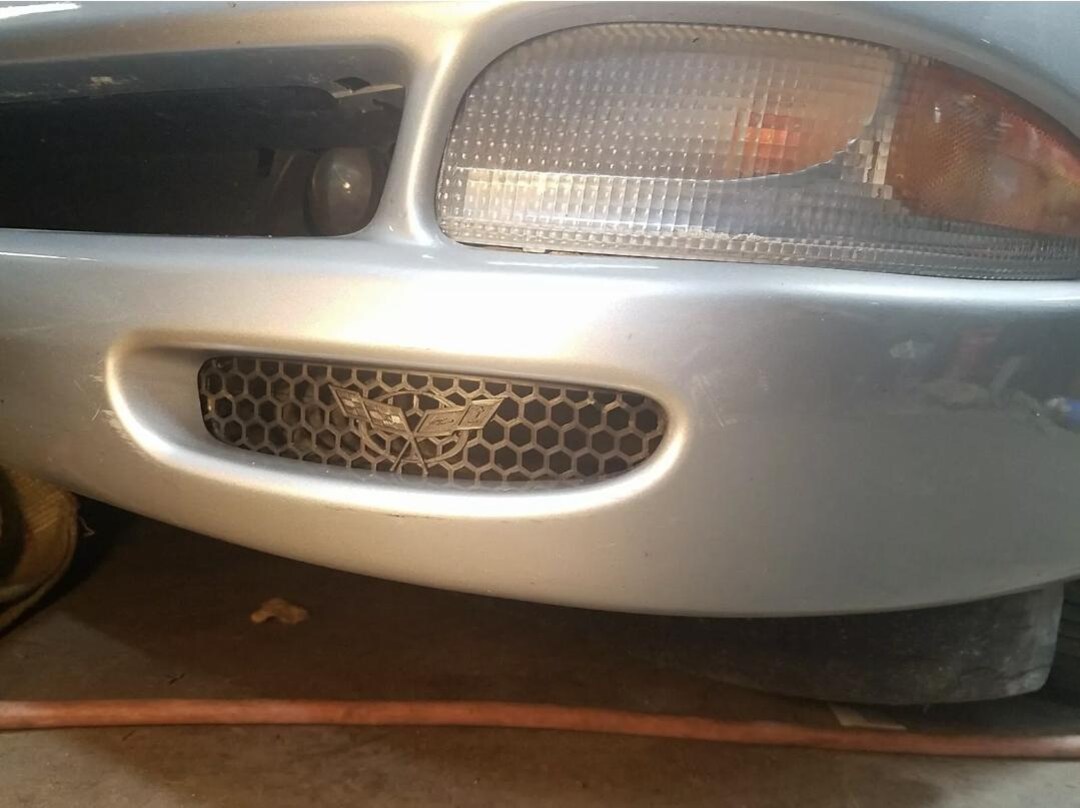 C5 Corvette Brake Duct Vent Grill 1997-2004 Left/right Set (with Logo ...