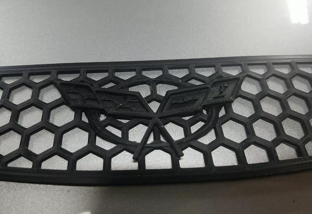 C5 Corvette Brake Duct Vent Grill 1997-2004 Left/right Set (with Logo ...