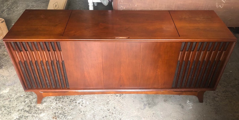 SOLD - 1950s MCM Emerson Console - Etsy