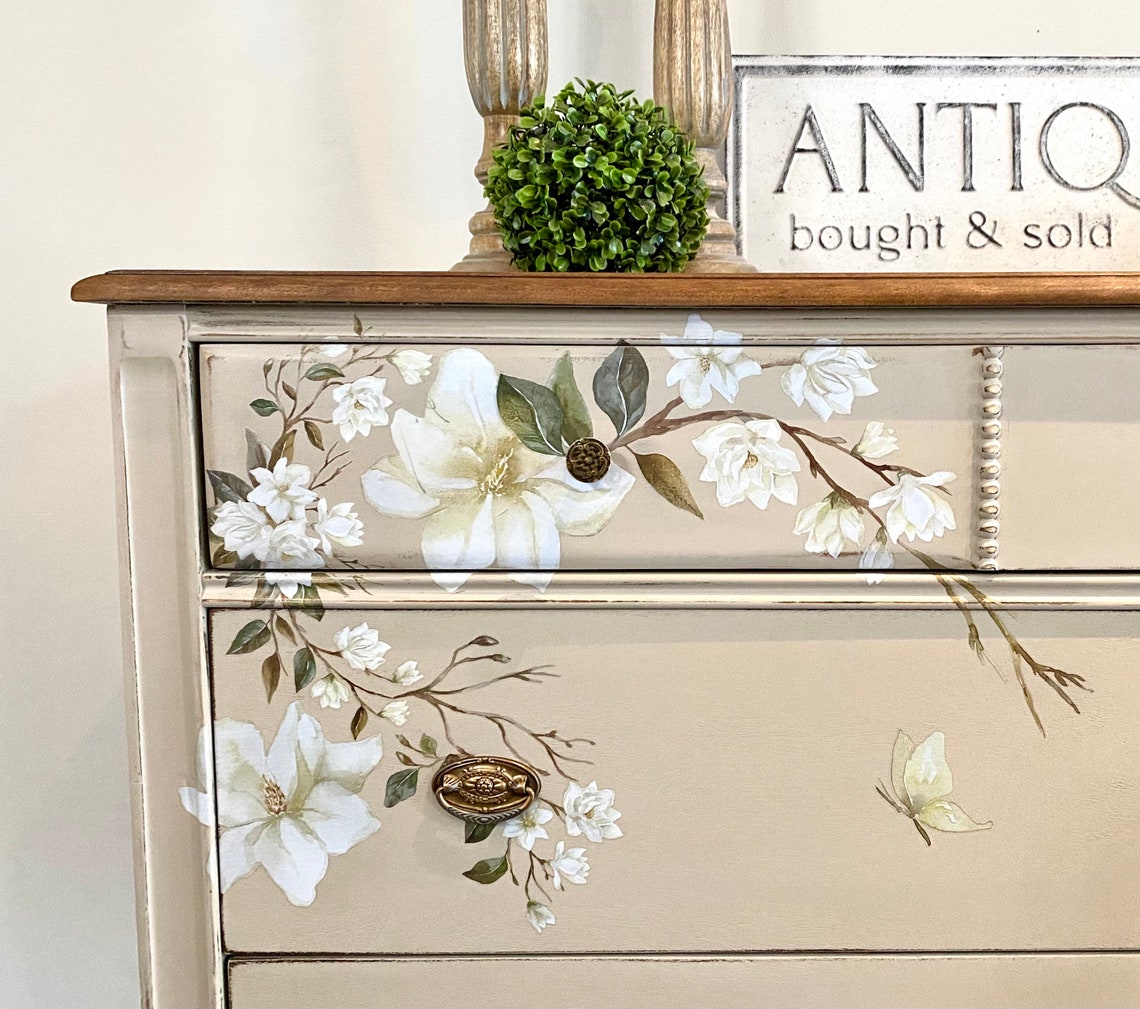 SOLD Jacques & Hay Antique Dresser - Etsy