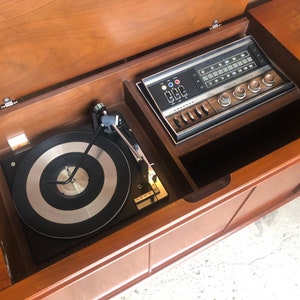 SOLD - 1950s MCM Emerson Console - Etsy