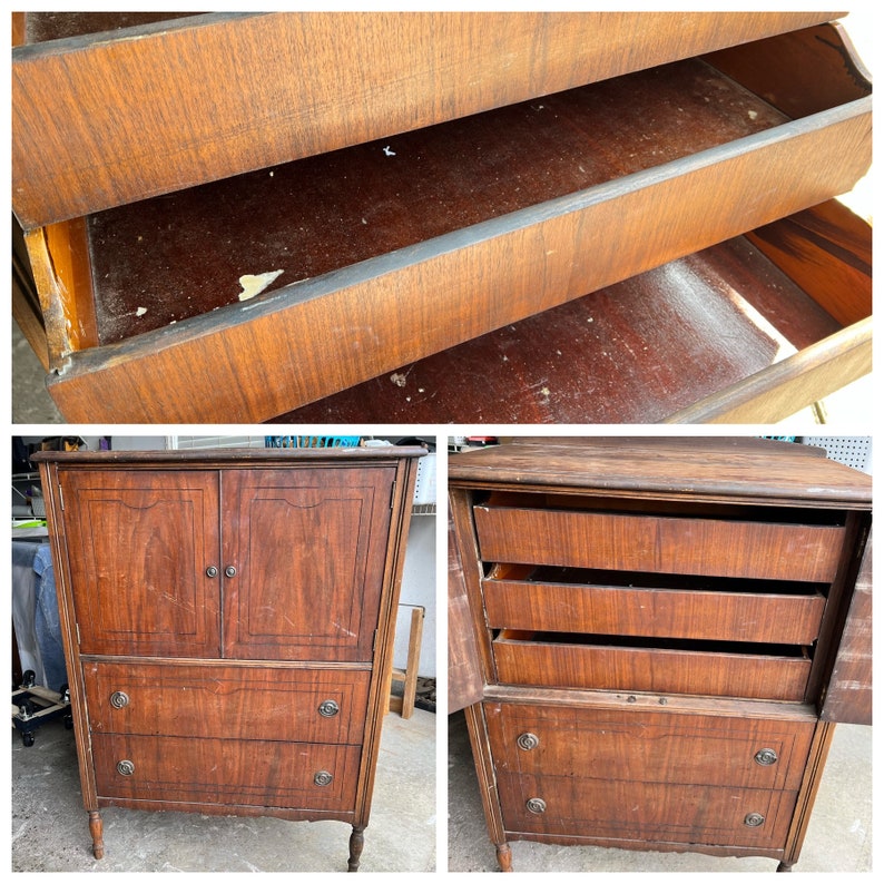 SOLD Jacques & Hay Antique Armoire - Etsy