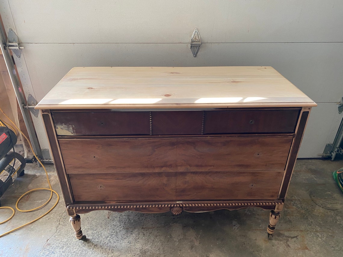 SOLD Jacques & Hay Antique Dresser - Etsy