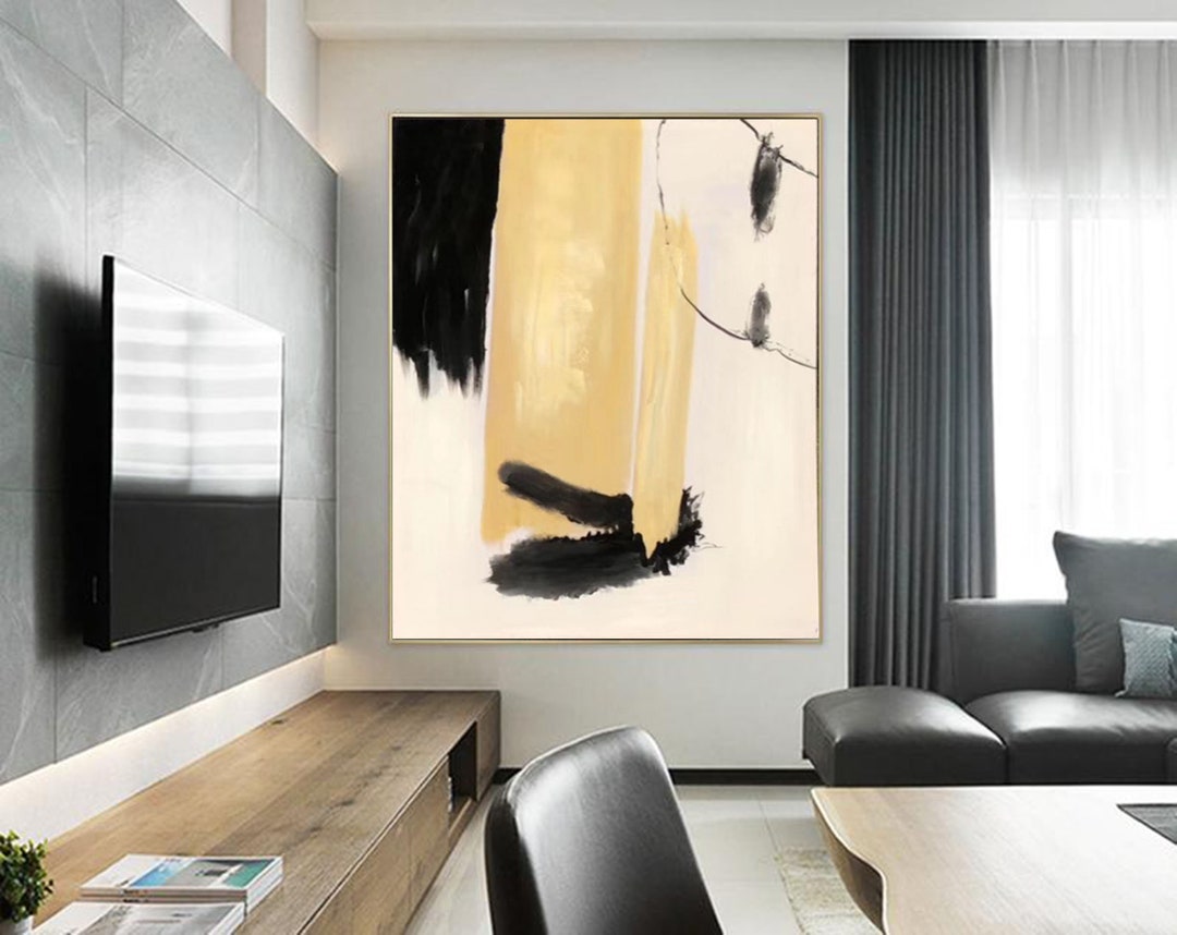Modern Abstract Painting on Canvas, Original Oil Painting, Large Canvas ...