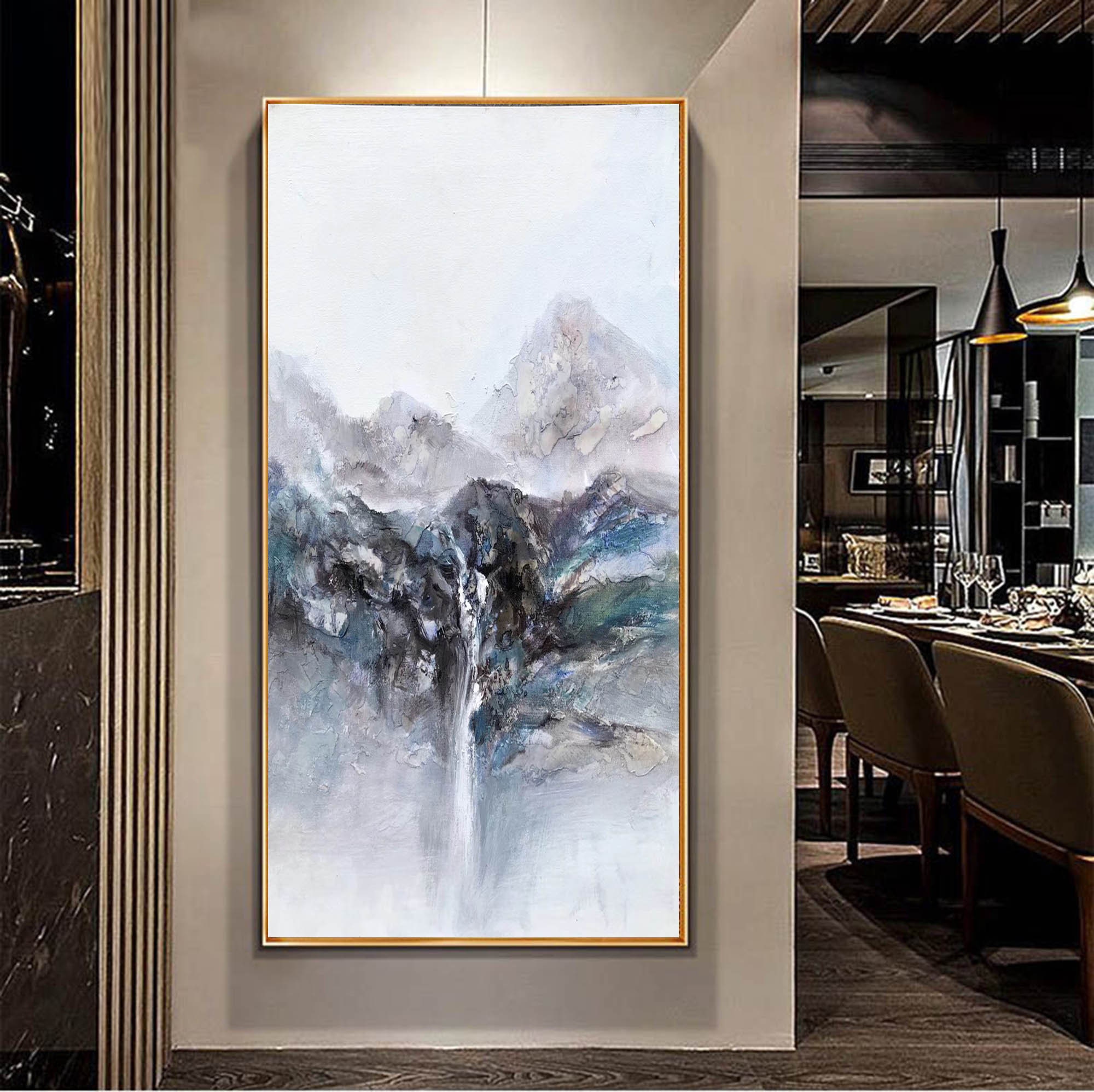 Oversized Canvas Wall Art Framed Wall Art Abstract Painting | Etsy