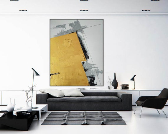 Extra Large Wall Art Canvas Textured Wall Art Abstract | Etsy