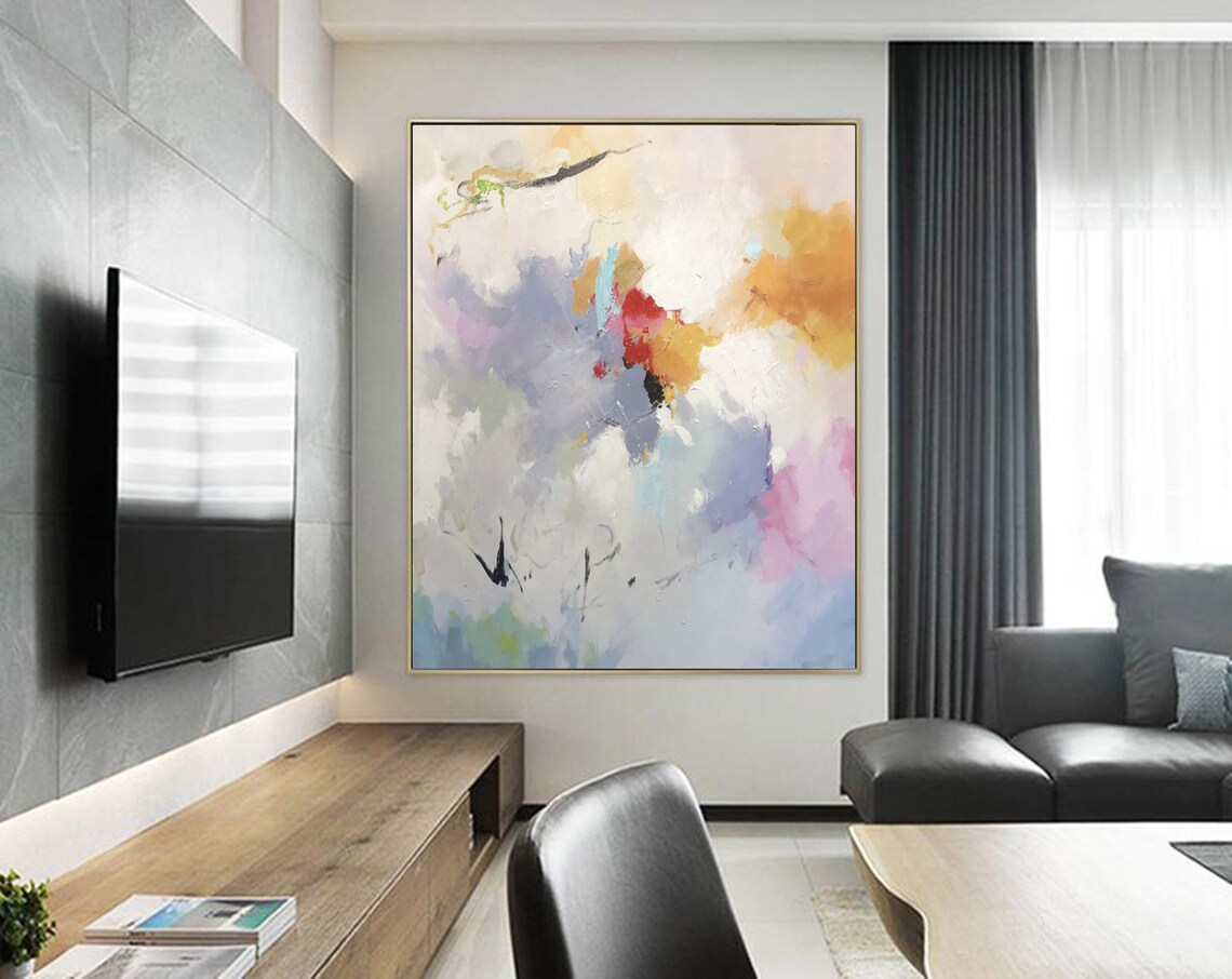 Extra large abstract art modern abstract painting original on | Etsy