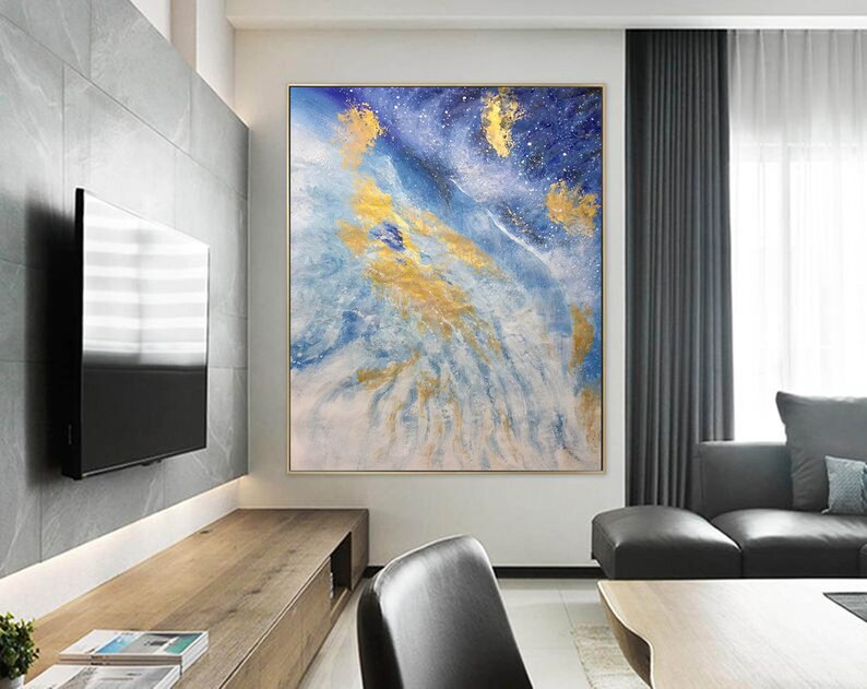 Extra Large Wall Art Canvas, Large Canvas Art Abstract, Original ...