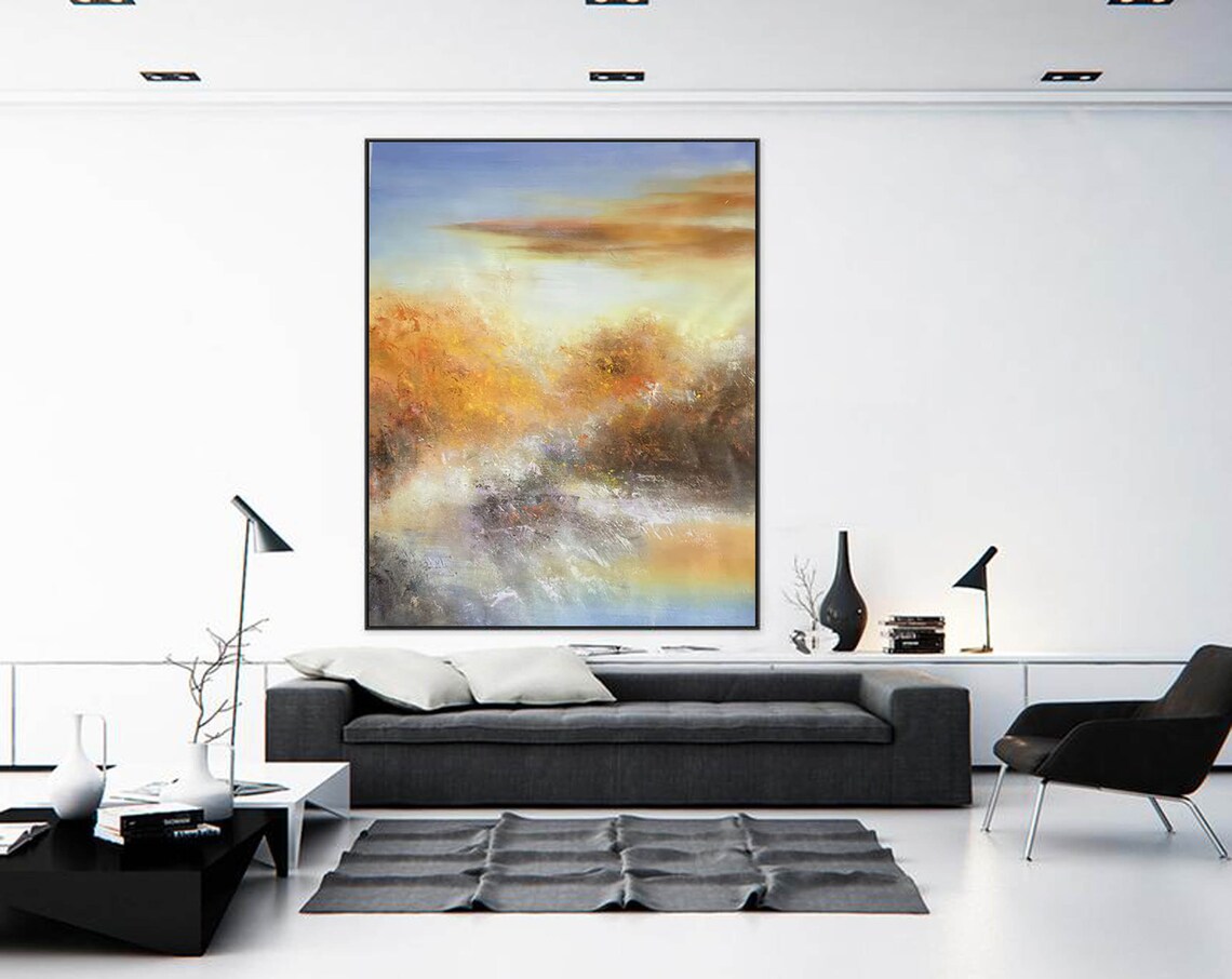 Modern Abstract Art Painting Abstract Canvas Art Abstract - Etsy