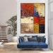 Large Canvas Wall Art Colorful Abstract Painting Original - Etsy