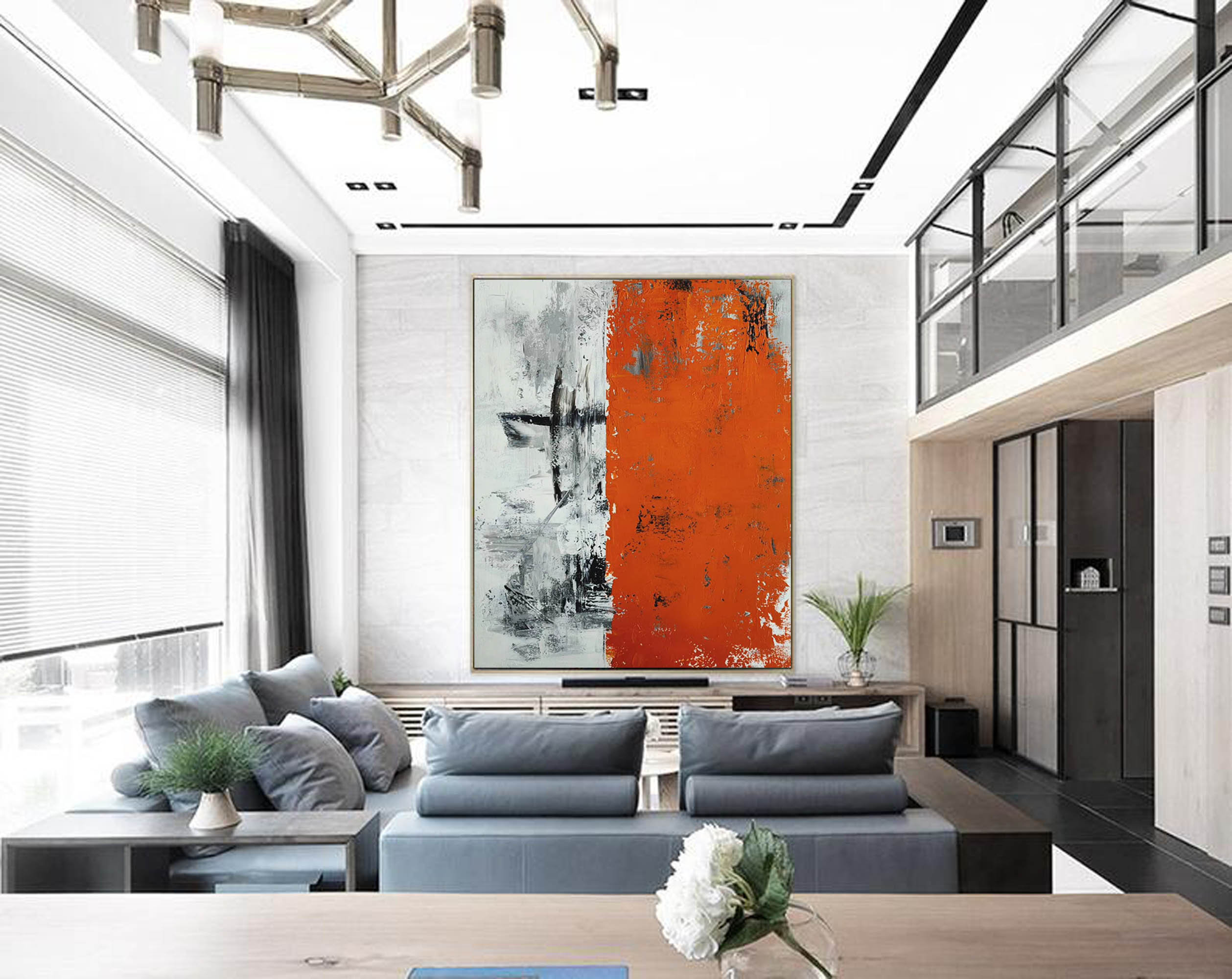 Large Painting on Canvas Original, Large Abstract Canvas Art, Big ...