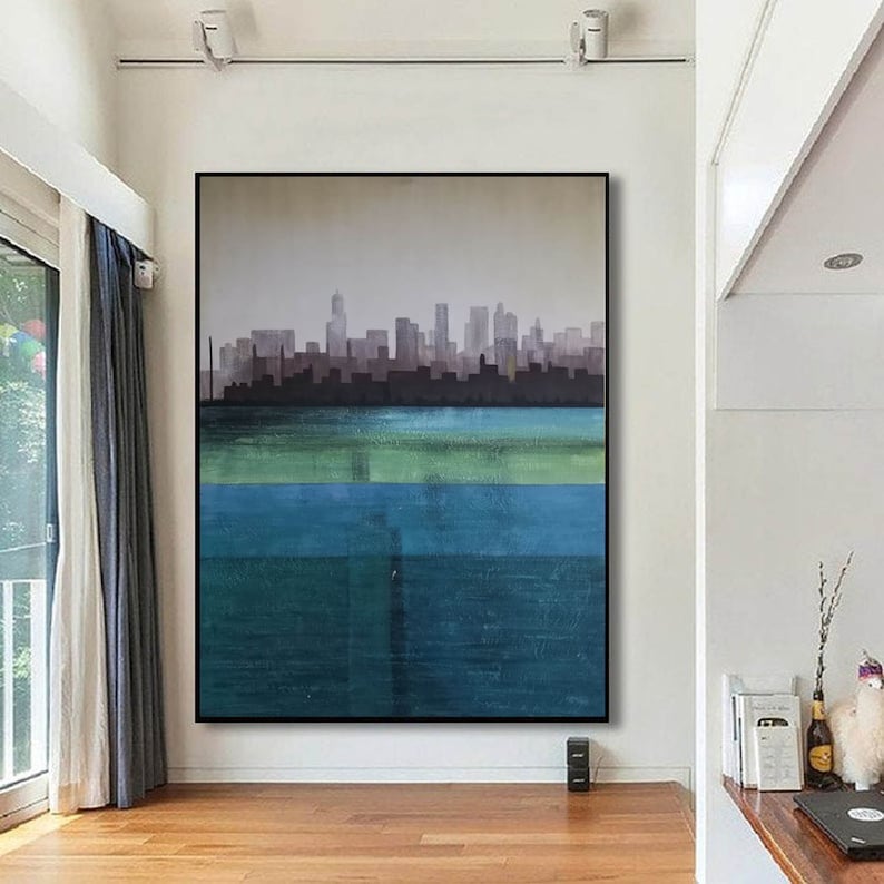 Extra large wall art canvas abstract painting original large | Etsy