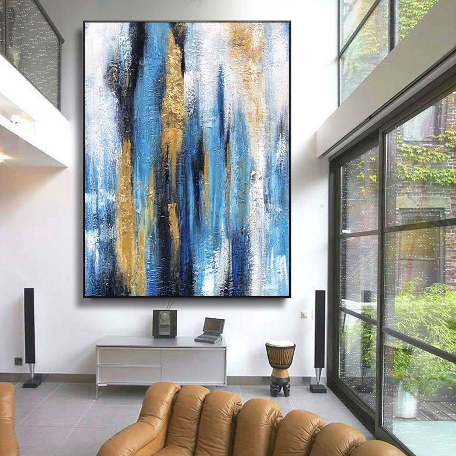Modern abstract painting on canvas original large canvas | Etsy