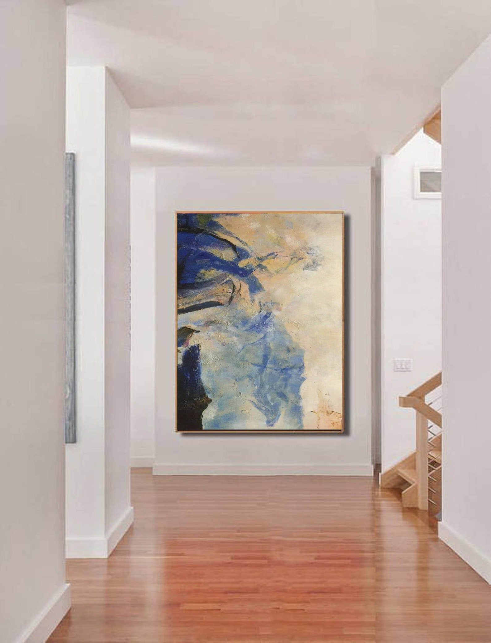 Modern Abstract Painting on Canvas, Oversized Wall Art Canvas, Large ...