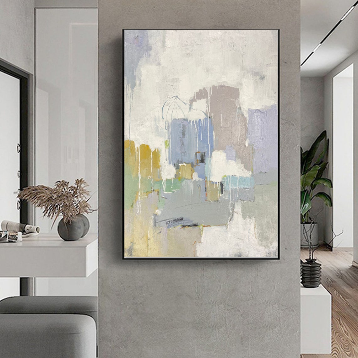 Large Abstract Wall Art Original Abstract Painting Modern - Etsy