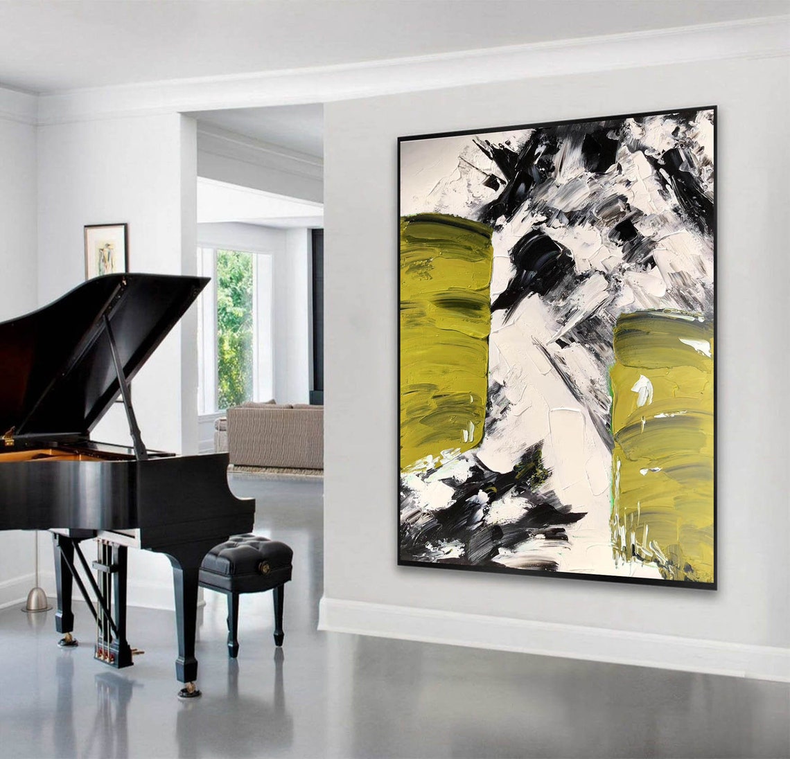 Original Abstract Art on Canvas Large Canvas Art Abstract - Etsy