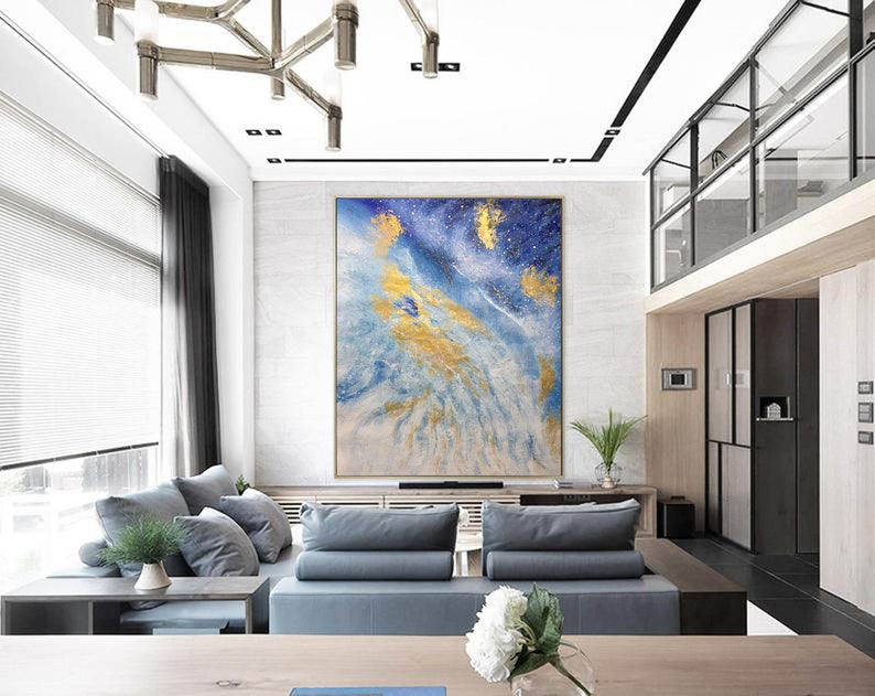 Extra Large Wall Art Canvas, Large Canvas Art Abstract, Original ...