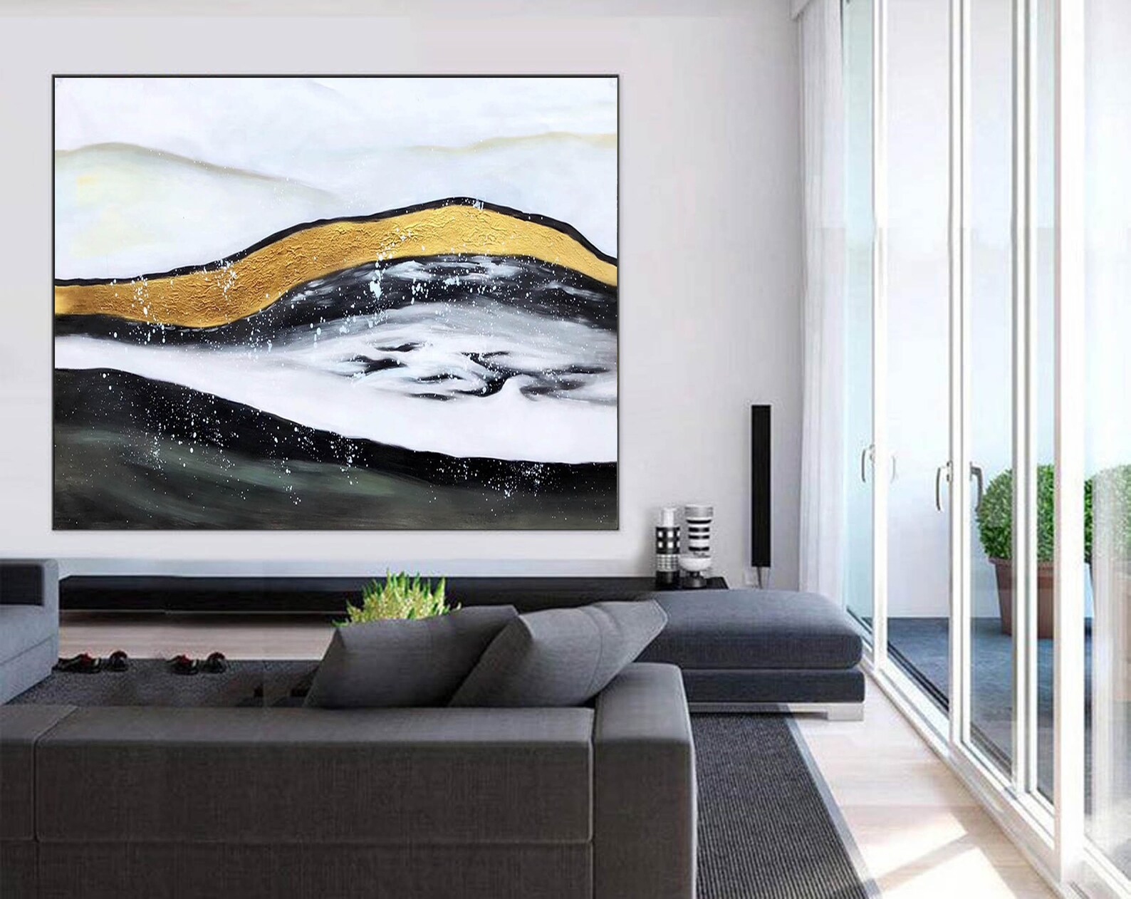 Large Abstract Wall Art Modern Art Painting Large Artwork | Etsy